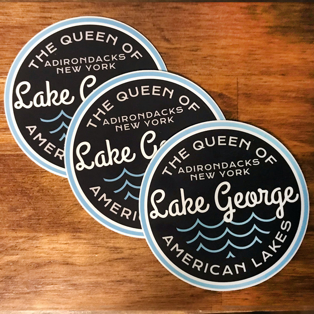 Lake George Adirondacks Sticker 3-Pack – Merry Marks